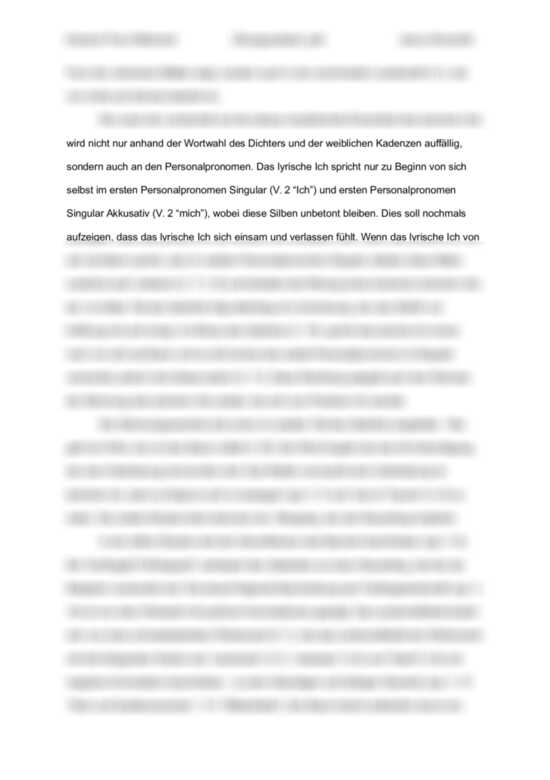 Interpretation: Winternacht von Joseph von Eichendorff
