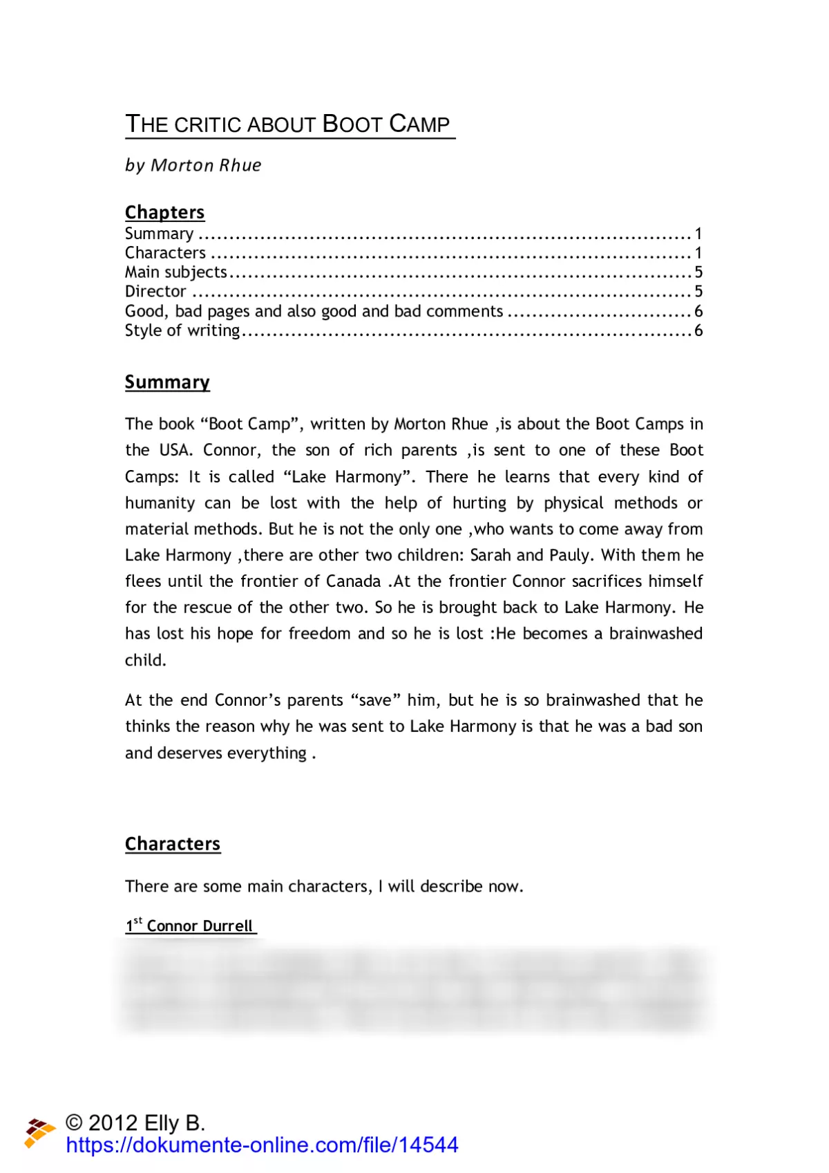 Boot Camp by Morton Rhue: A Comprehensive Chapter Summary