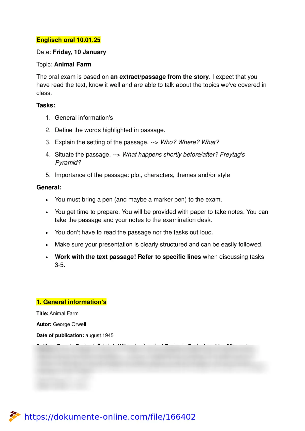 Comprehensive 'Animal Farm' Worksheets with Solutions for Exams