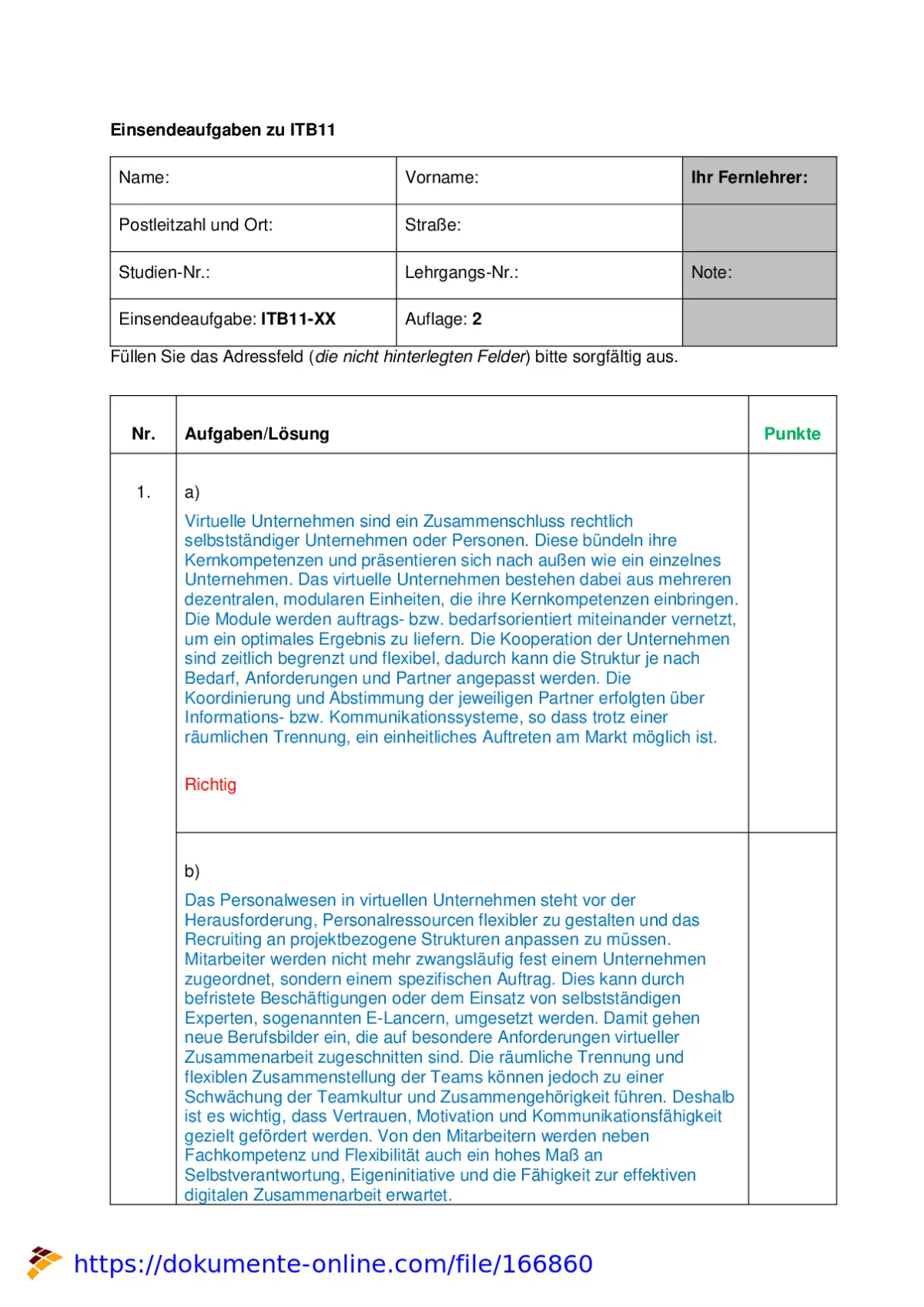 ITB11_XX2, Eindeaufgabe sgd Note 1 IT-Betriebswirt