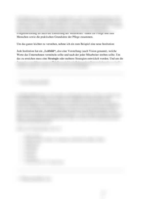 Musterlösung: Pflegemodelle und Theorien im Wandel der Zeit