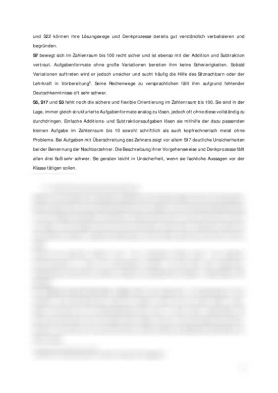 Unterrichtsplanung zur Addition und Subtraktion im ZR bis 100 ...