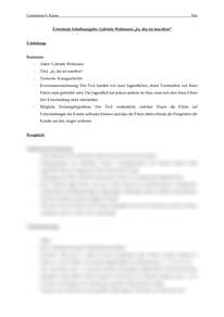 Gabriele Wohmann: Vertiefende Analysen und Interpretationen zu ihren Texten