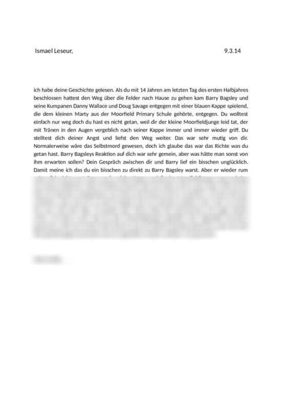 Beiträge zum Jugendbuch Nennt mich nicht Ismael: Miss Tarango und das ...