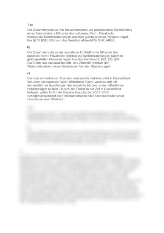 Einführung in das Rechtswesen Einsendeaufgabe zu REK01